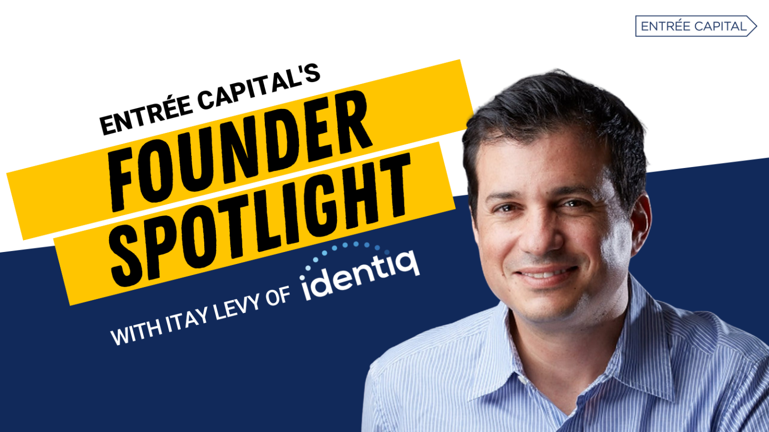 Founder Spotlight - Itay Levy - Entrée Capital